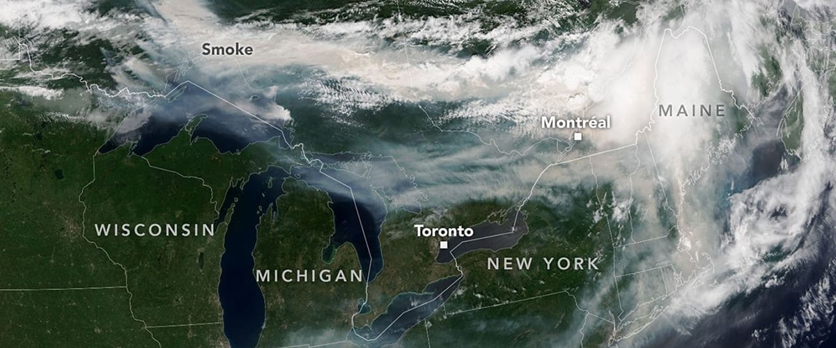Canadian wildfires: Record bad air quality in Toronto, no health risk ...